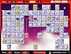 KITCHEN MAHJONG online game | POMU Games