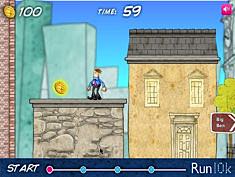 ROOFTOP RUNNER online game | POMU Games