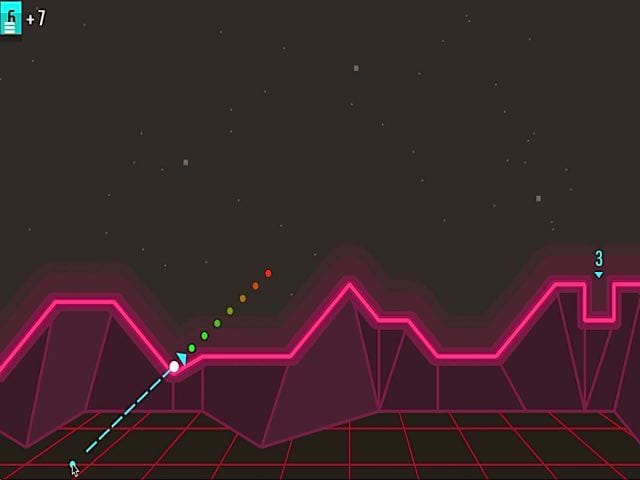 ARCADE GOLF NEON online game | POMU Games