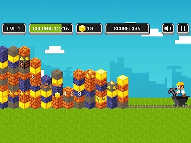 GOLD MINE STRIKE online game | POMU Games