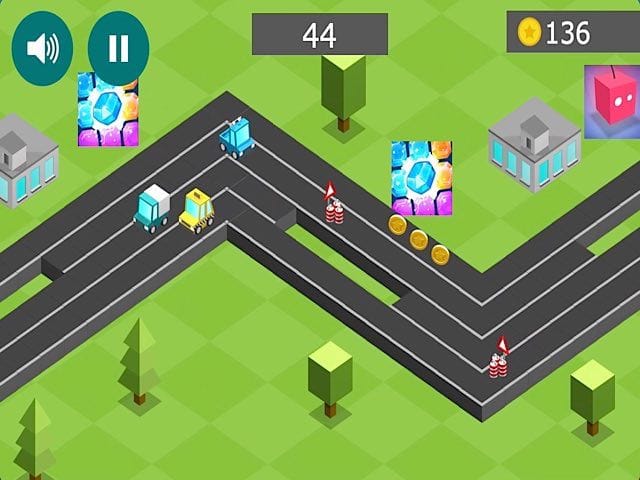 BLOCK RACER online game | POMU Games