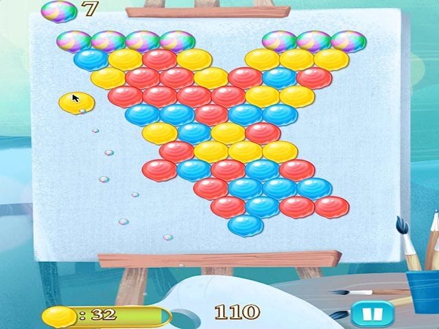 BUBBLE BLOBS online game | POMU Games