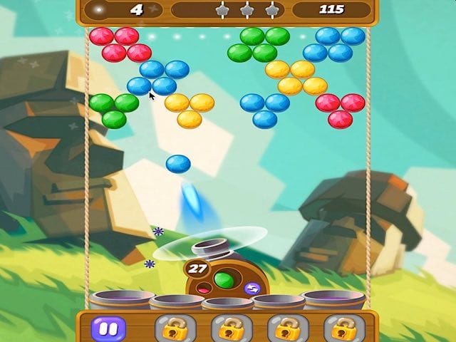 BUBBLE SHOOTER SAGA 2 TEAM BATTLE online game | POMU Games