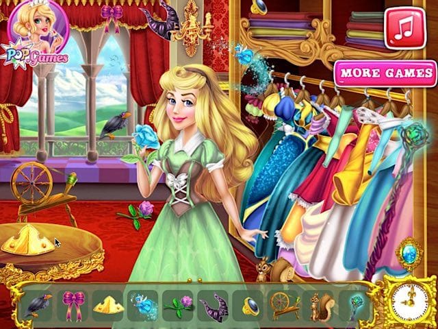 SLEEPING PRINCESS CLOSET online game | POMU Games