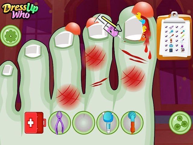 MONSTER FOOT DOCTOR online game | POMU Games
