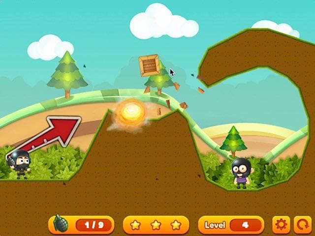 GRENADE TOSS online game | POMU Games