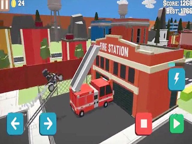 BLOCKY TRIALS online game | POMU Games