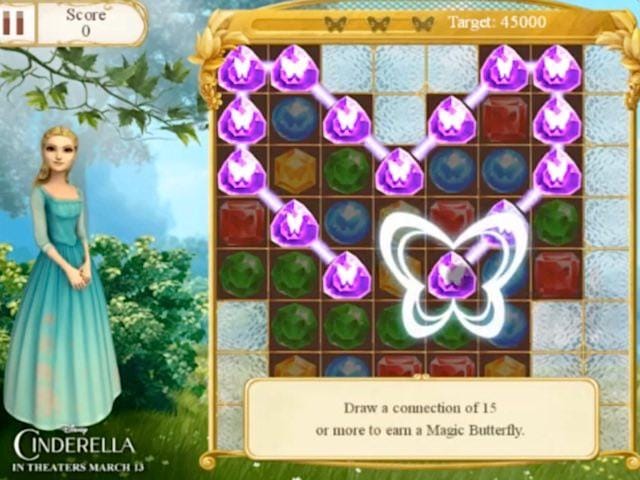 CINDERELLA FREE FALL online game | POMU Games