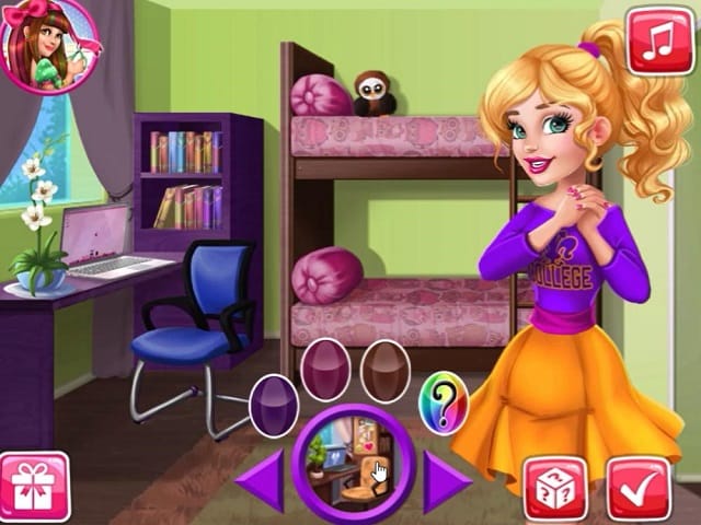 AUDREY'S TRENDY COLLEGE ROOM online game | POMU Games