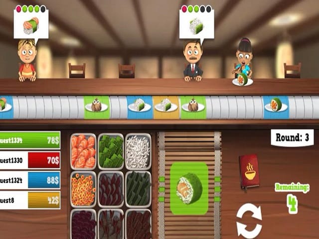 SUSHI BATTLE online game | POMU Games