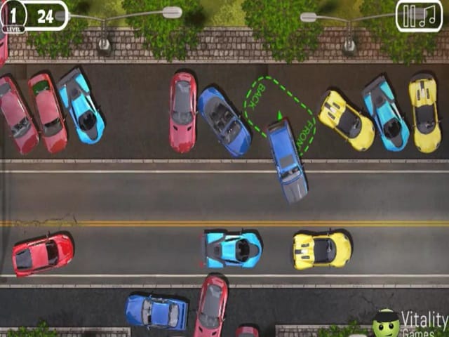 RUSH HOUR CITY PARKING online game | POMU Games