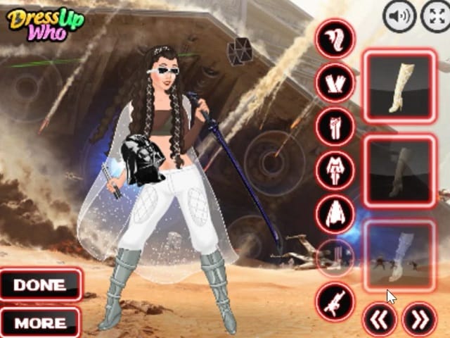 PRINCESS LEIA GOOD OR EVIL online game | POMU Games