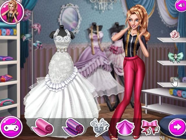BRIDAL DRESS DESIGNER COMPETITION online game | POMU Games