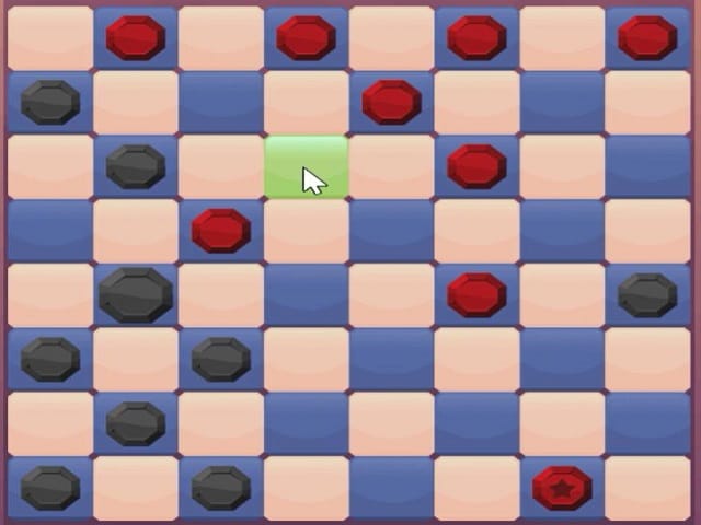 TWO PLAYER CHECKERS online game | POMU Games