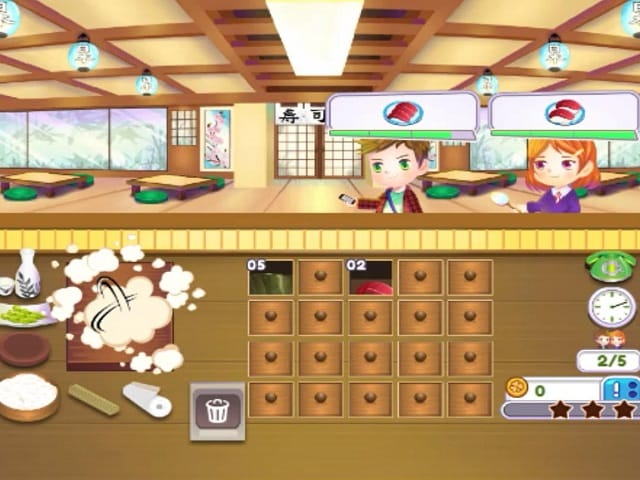 SUSHI RUSH online game | POMU Games