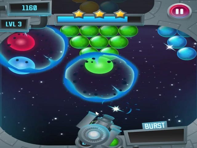 BUBBLE BURST online game | POMU Games