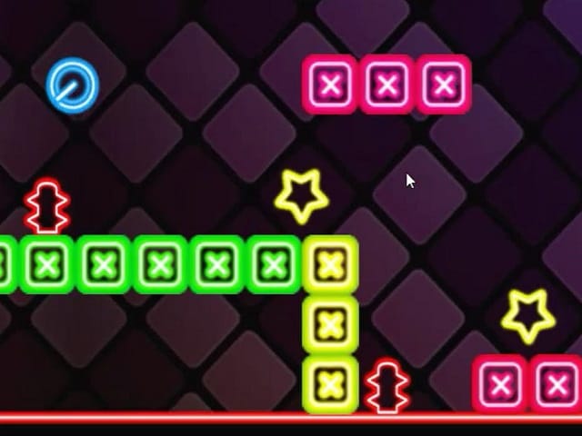 NEON DASH online game | POMU Games