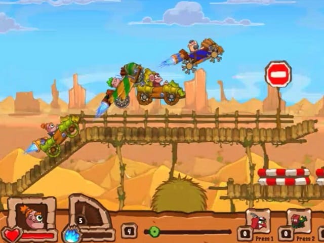 STONE AGE RACING online game | POMU Games