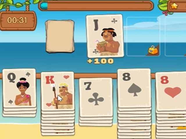 TIKI SOLITAIRE online game | POMU Games