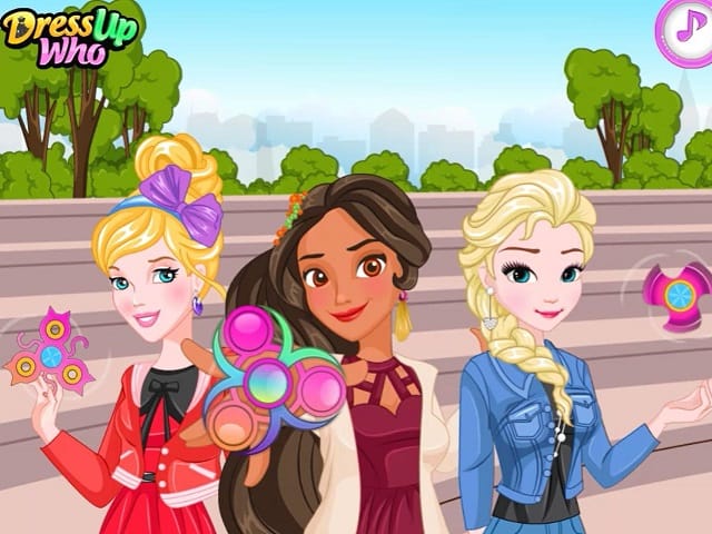 PRINCESS FIDGET SPINNER online game | POMU Games