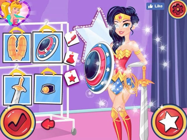 WONDER WOMAN FASHION EVENT online game | POMU Games