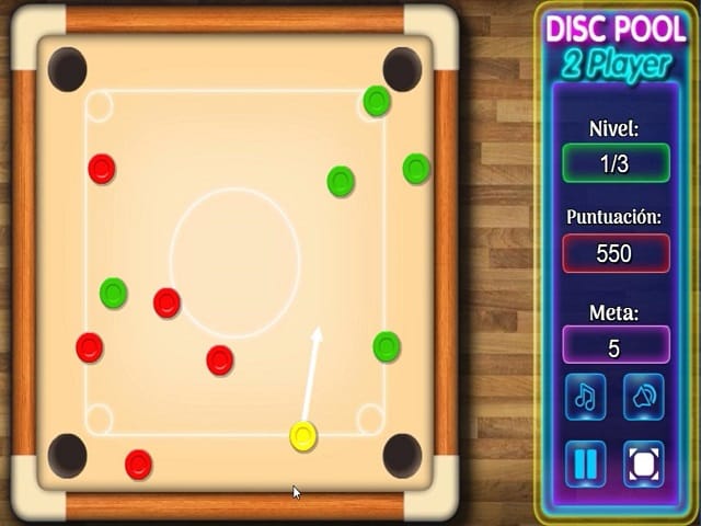 DISC POOL 2 PLAYERS online game | POMU Games