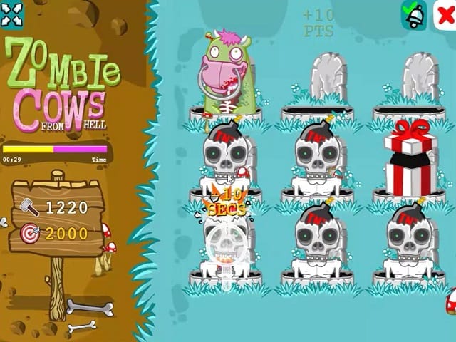 ZOMBIE COWS FROM HELL online game | POMU Games