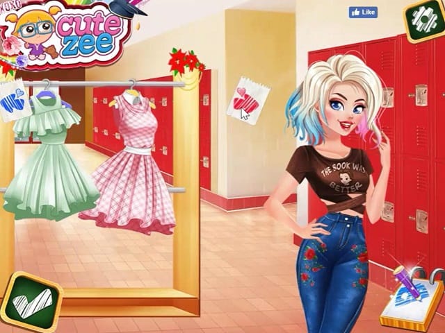 VILLAINS SCHOOL OOTD online game | POMU Games