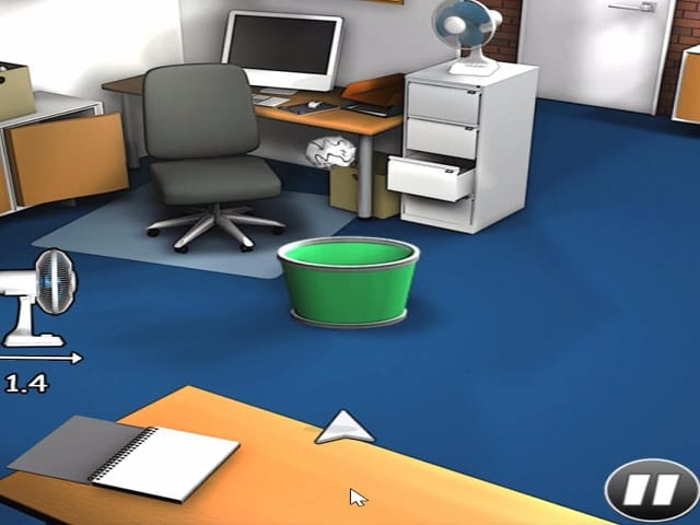 TOSS A PAPER online game | POMU Games