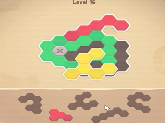 PAPER BLOCKS HEXA online game | POMU Games