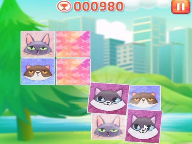 KITTEN MATCH online game | POMU Games