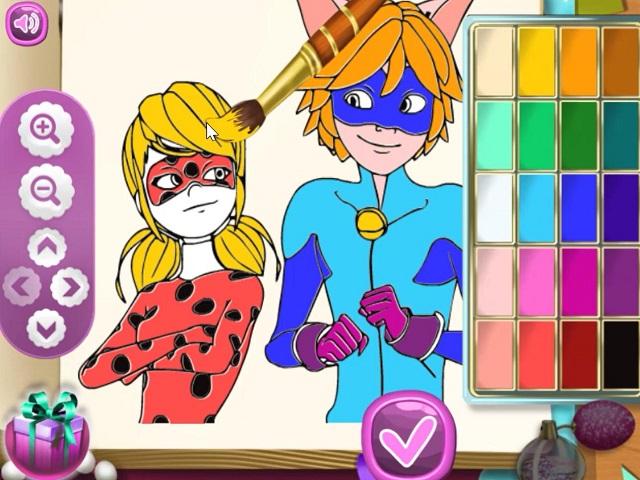 DOTTED GIRL COLORING BOOK online game | POMU Games