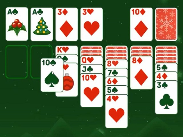 SOLITAIRE CLASSIC CHRISTMAS online game | POMU Games