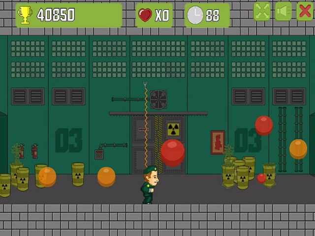 RADIOACTIVE PANG online game | POMU Games