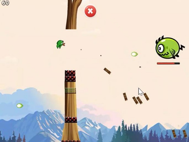 ANGRY FLAPPY WINGS online game | POMU Games