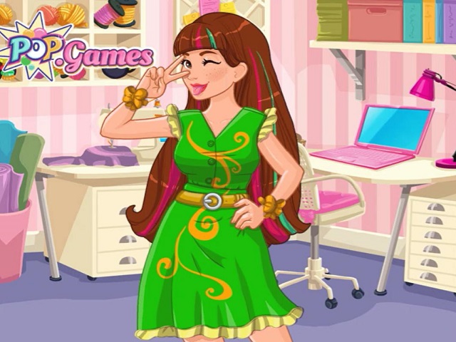 DIY DRESS MAKEOVER online game | POMU Games