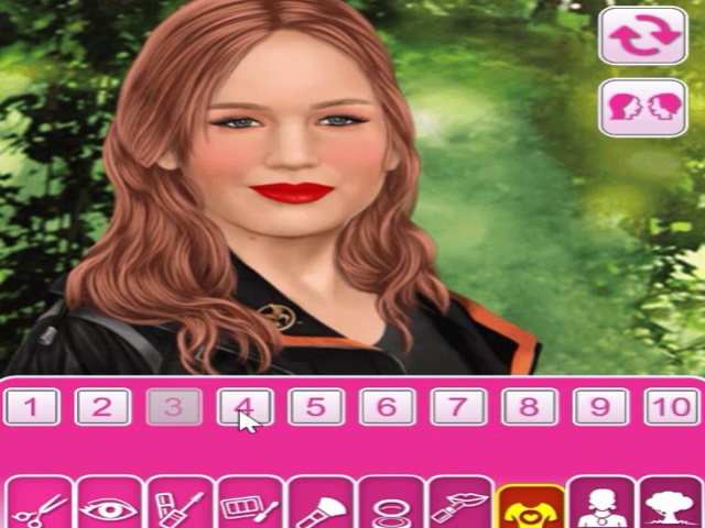 JENNIFER LAWRENCE TRUE MAKE UP online game | POMU Games