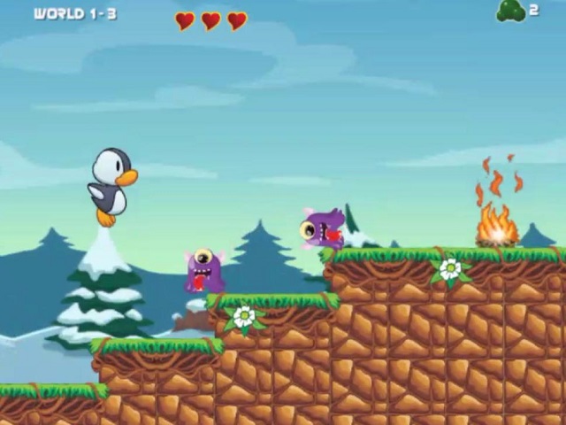 PENGUIN ADVENTURE online game | POMU Games