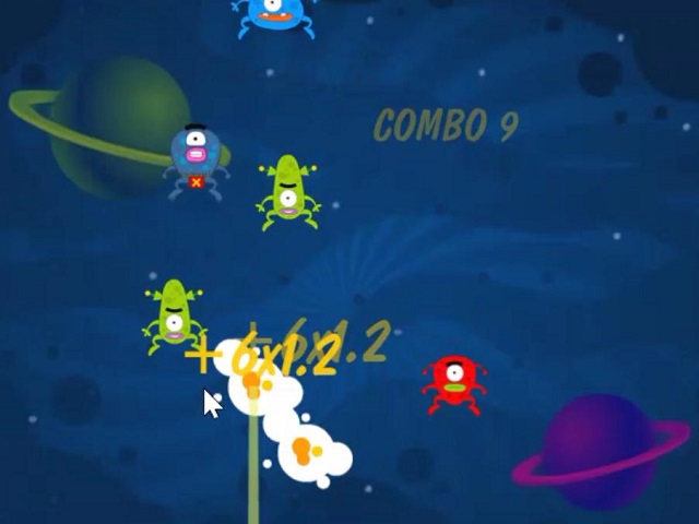 ZAP ALIENS! online game | POMU Games