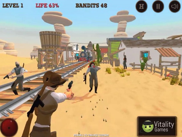 WILD WEST SHERIFF RAGE online game | POMU Games