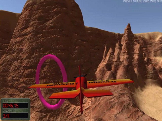 3D AIR RACER online game | POMU Games