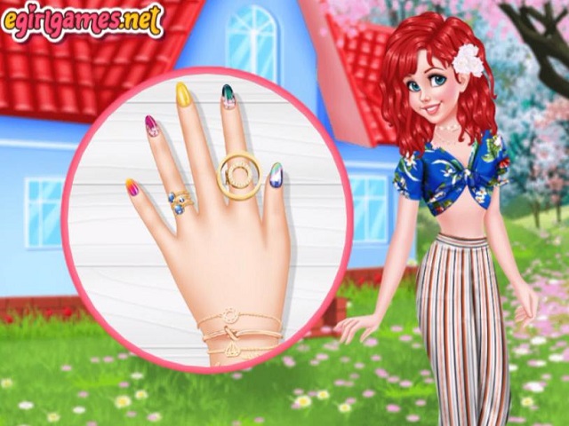 MY SPRING NAILS DESIGN online game | POMU Games