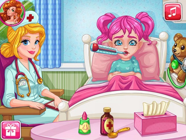 MOODY ALLY FLU DOCTOR online game | POMU Games