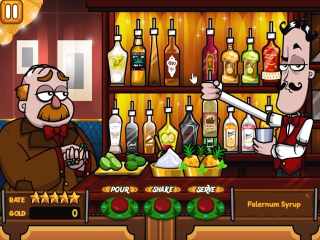 BARTENDER THE CELEBS MIX online game | POMU Games