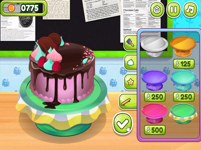 HEARTY CHOCOLATE CAKE online game | POMU Games