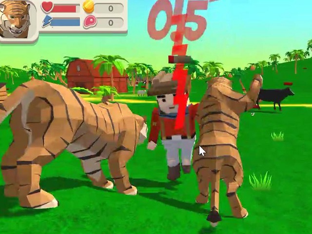 TIGER SIMULATOR 3D online game | POMU Games