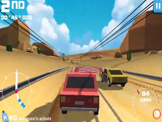 PIXEL RALLY 3D online game | POMU Games