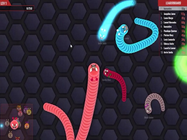 ANGRY WORMS online game | POMU Games