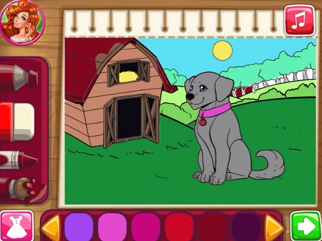 COLOR ME PETS online game | POMU Games