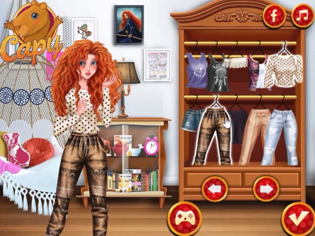 MERIDA PINTEREST PRINCESS online game | POMU Games